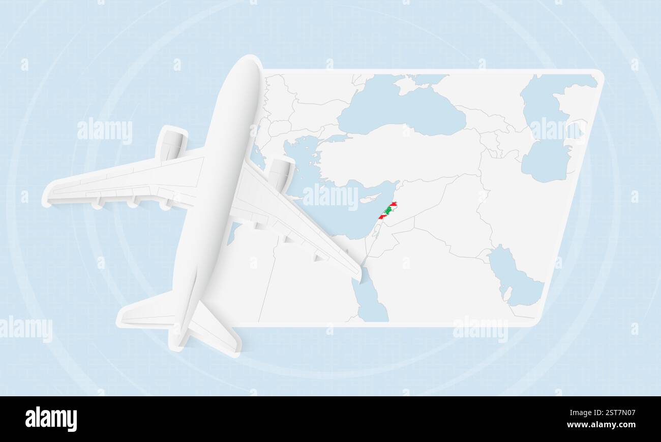 Aerial view of beirut lebanon Stock Vector Images - Alamy