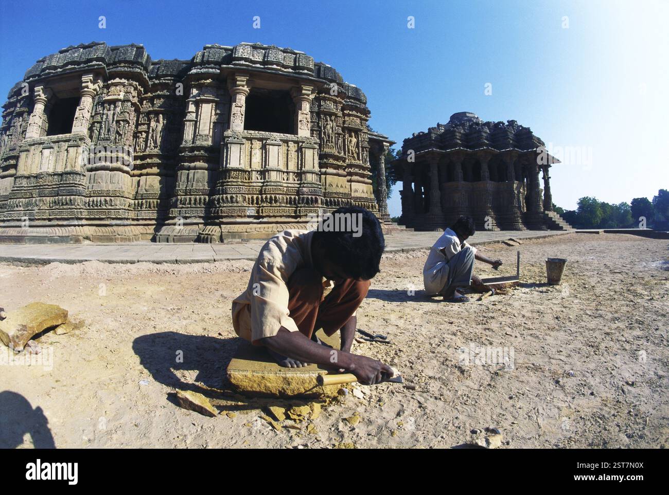 Modhera Sun temple Solanki Period 1026 AD, Gujarat, India, Asia Stock ...