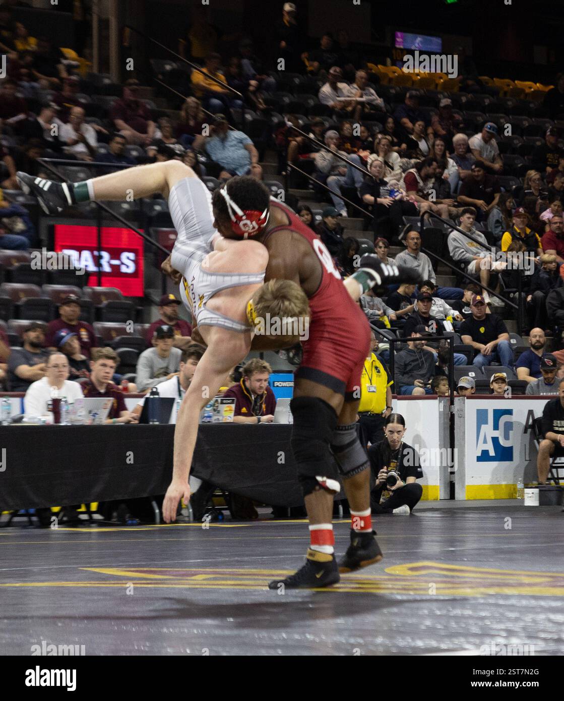 Tempe, Arizona, USA. 16th Feb, 2025. SHAY ADDISON Arizona State ...