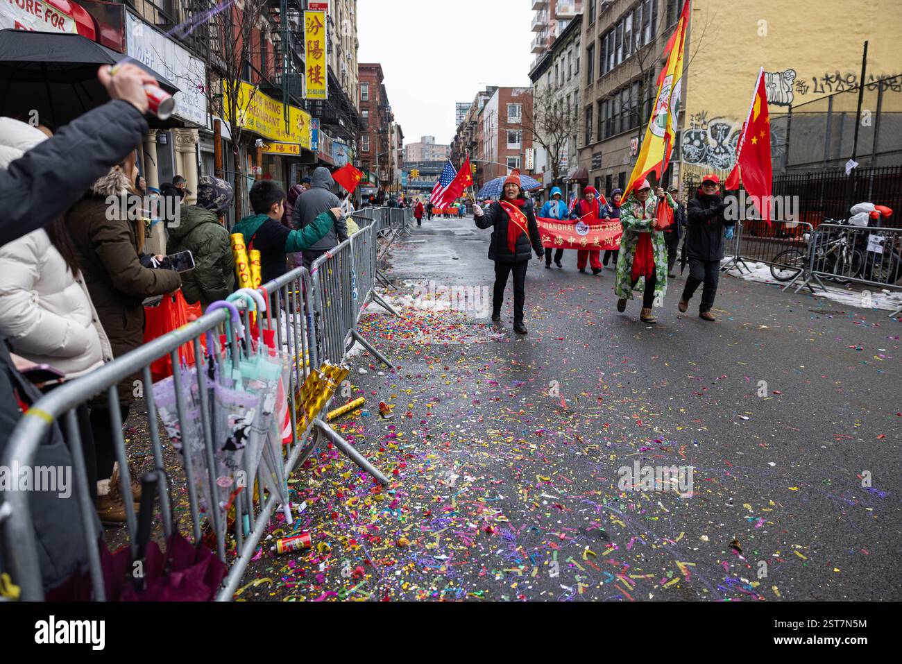 New York, USA. 16th Feb, 2025. The 27th Annual Lunar New Year Parade ...