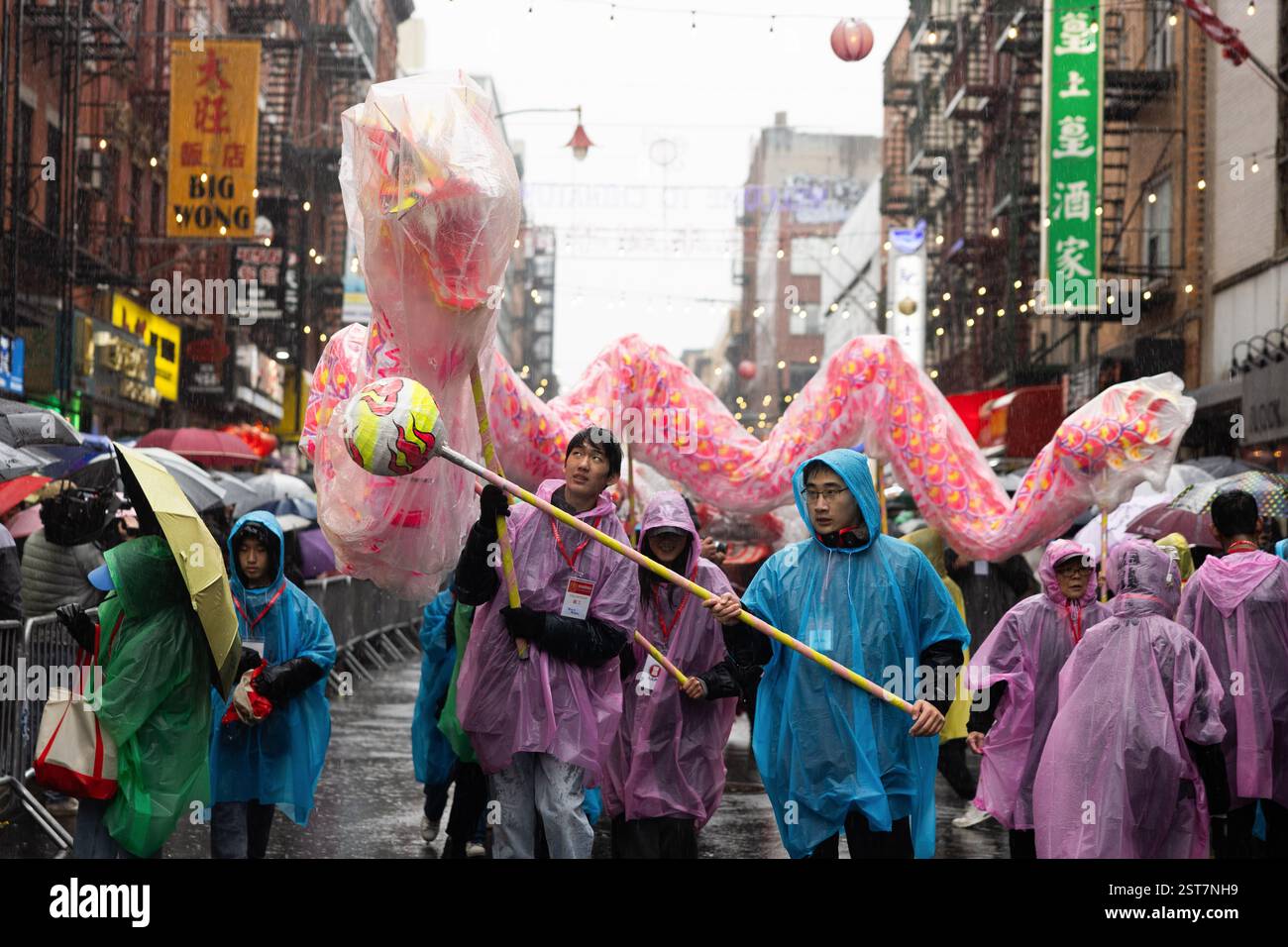 New York, USA. 16th Feb, 2025. The 27th Annual Lunar New Year Parade ...