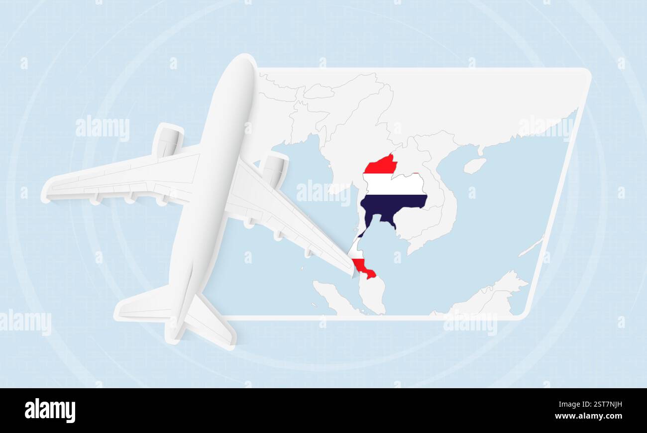 Thai air asia plane Stock Vector Images - Alamy