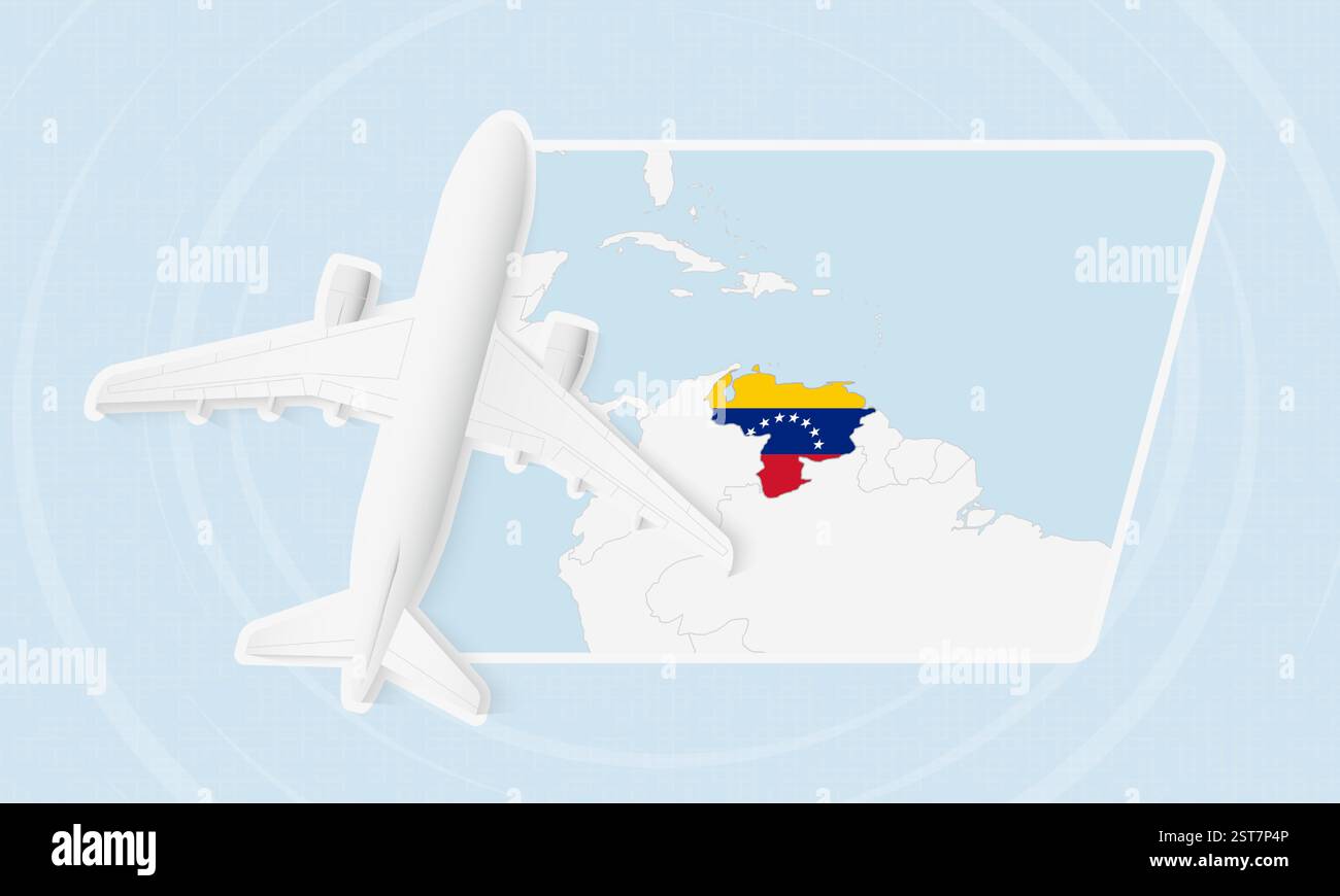 Venezuela caracas aerial view Stock Vector Images - Alamy