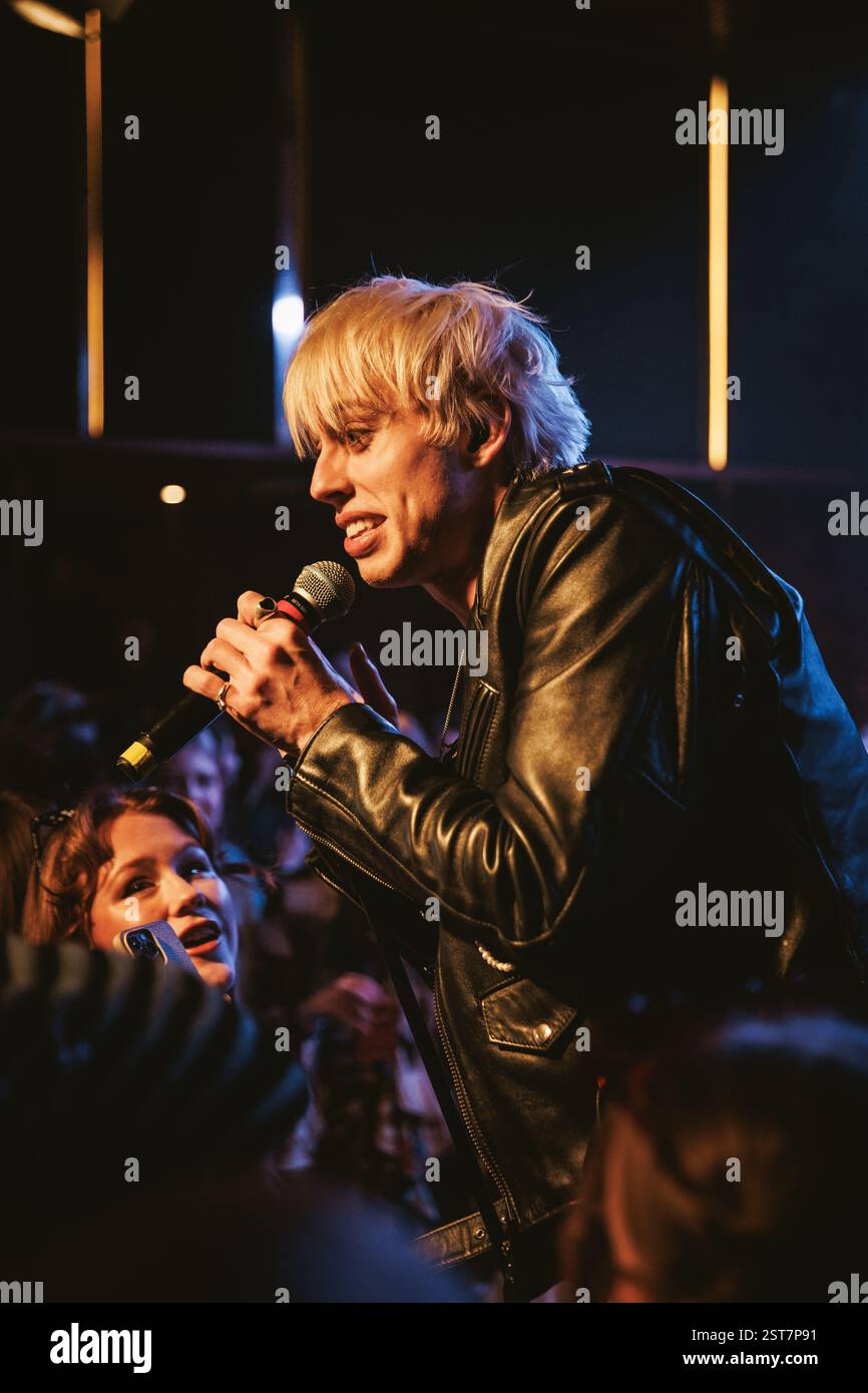 Copenhagen, Denmark. 14th, February 2025. The American singer Haiden ...