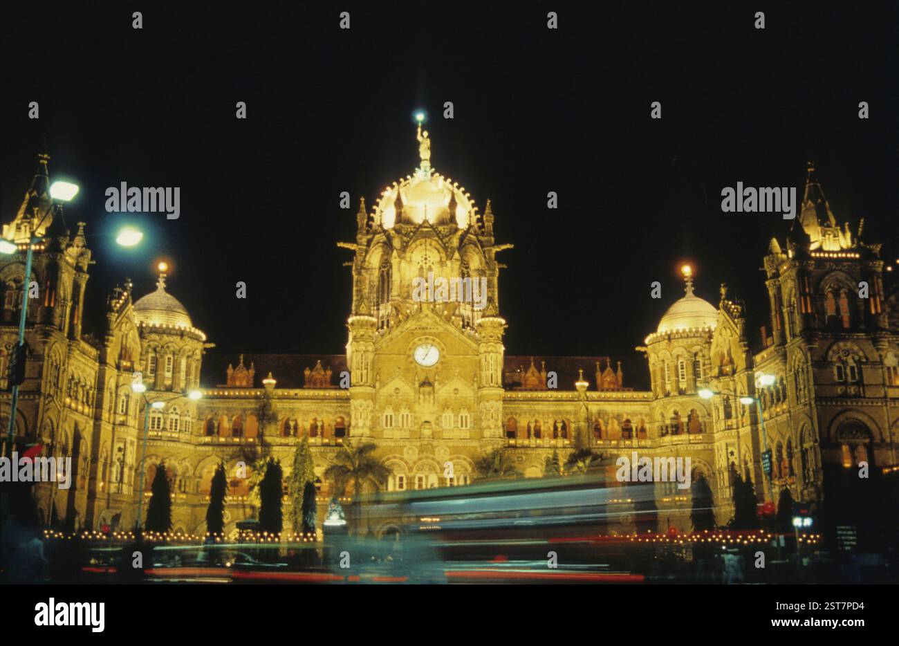 Illuminated Victoria Terminus VT now at Chhatrapati Shivaji Terminus ...