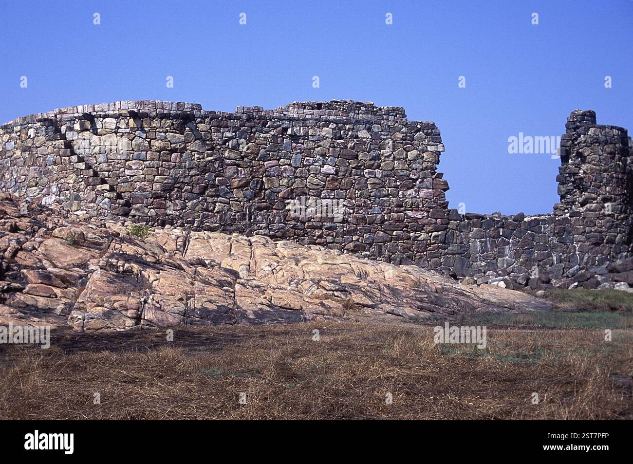 Protection wall of Fort Sindhudurgh, Malvan, Maharashtra, India, Asia ...