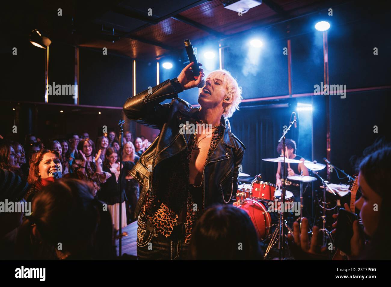 Copenhagen, Denmark. 14th, February 2025. The American singer Haiden ...