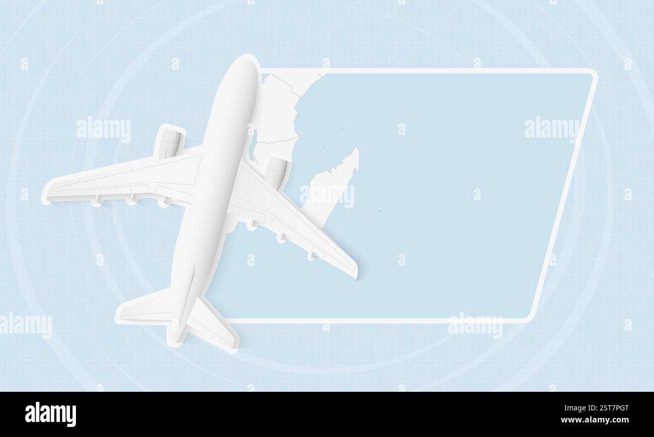 Aerial view port louis Stock Vector Images - Alamy