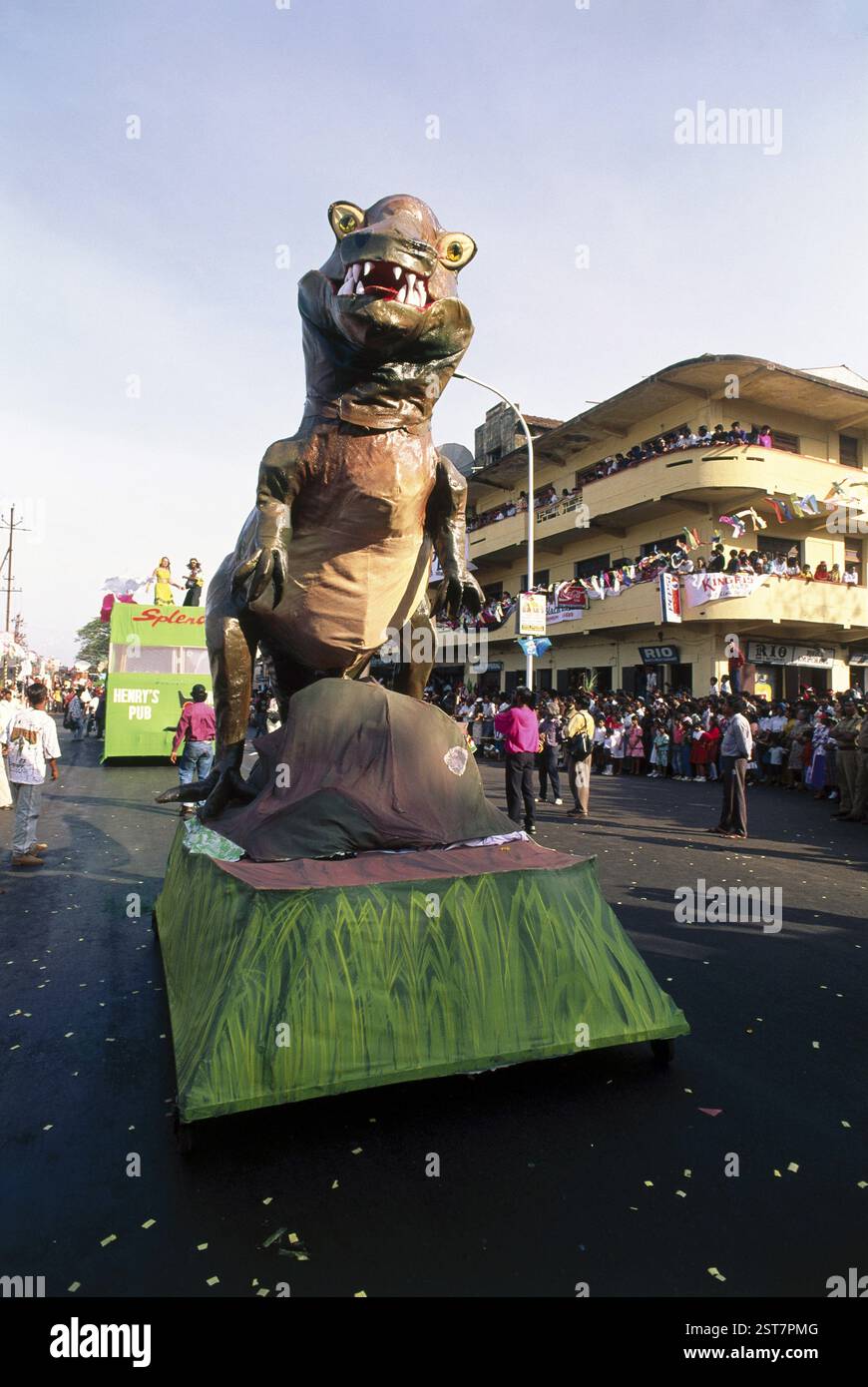 Goa carnival floats in panjim city, goa, india Stock Photo - Alamy