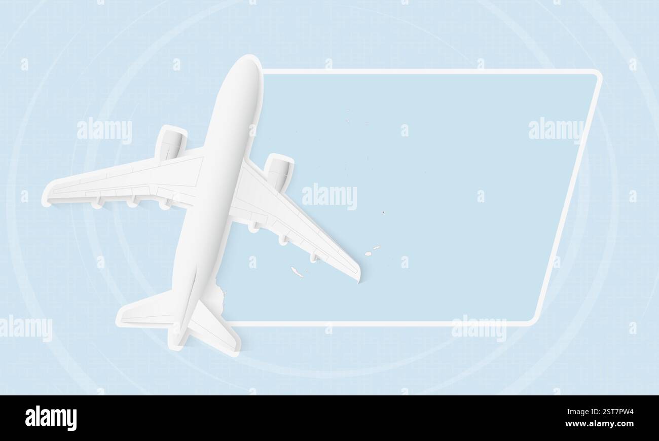 Tuvalu island aerial Stock Vector Images - Alamy