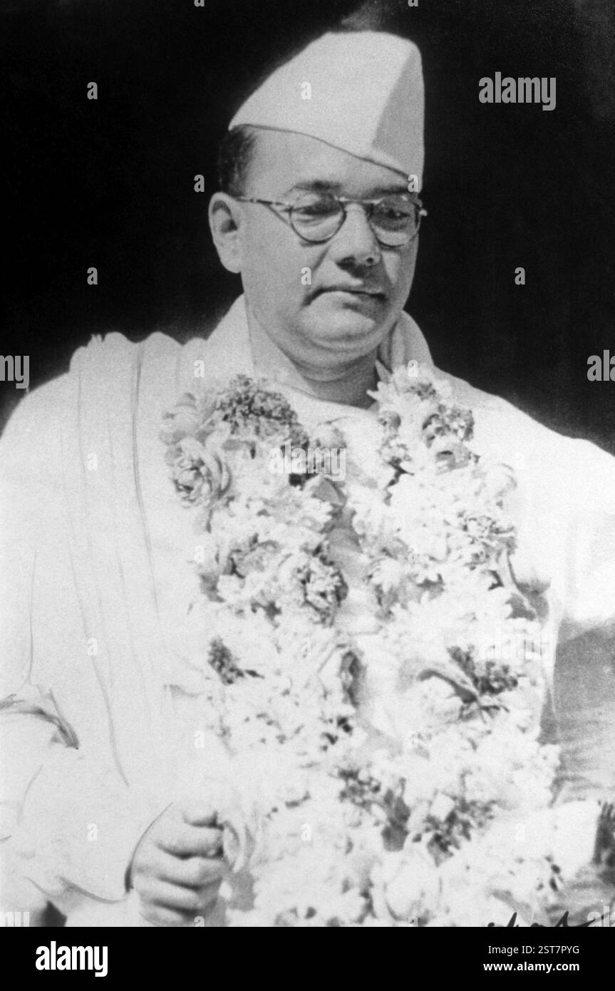 Freedom fighter subhas chandra bose, India, Asia Stock Photo - Alamy