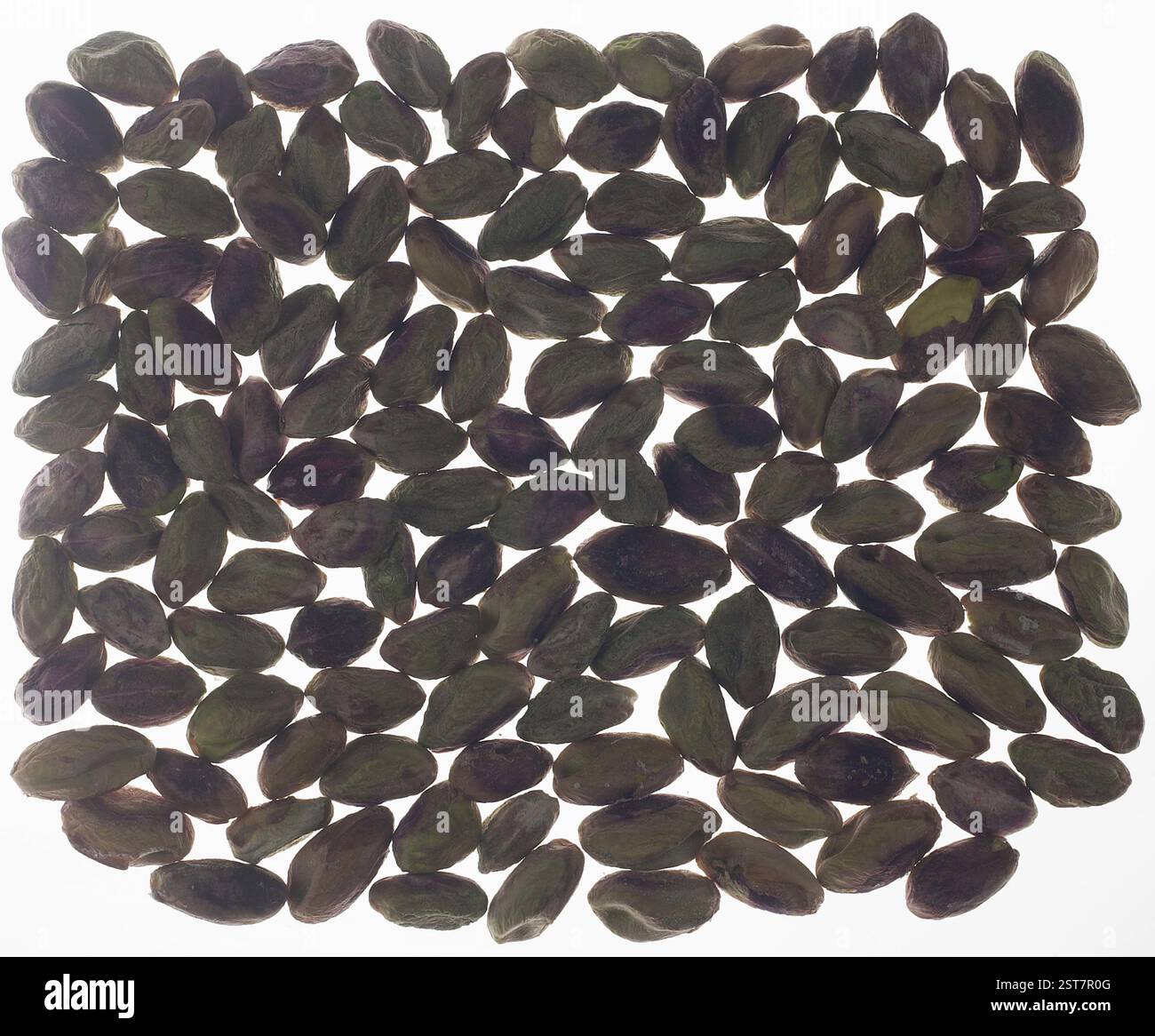 Pista, dried fruit pistachio, opened on white background Stock Photo ...