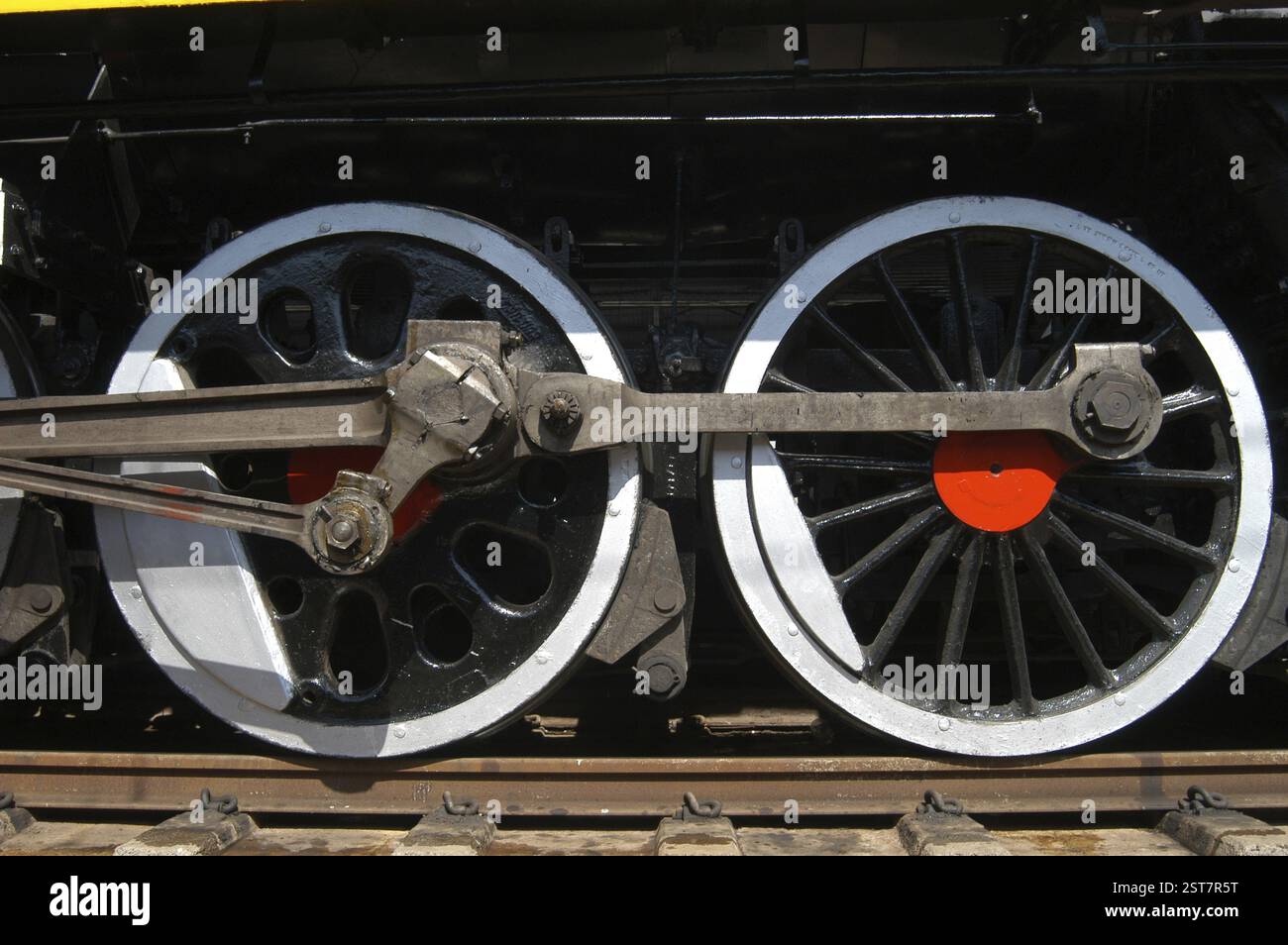 Trains Railways, Wheels of the first train that ran between Victoria ...