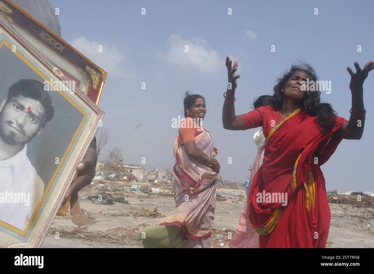 Damage, Natural Disaster Tsunami Earthquake on Sea Floor, Nagapattinum ...