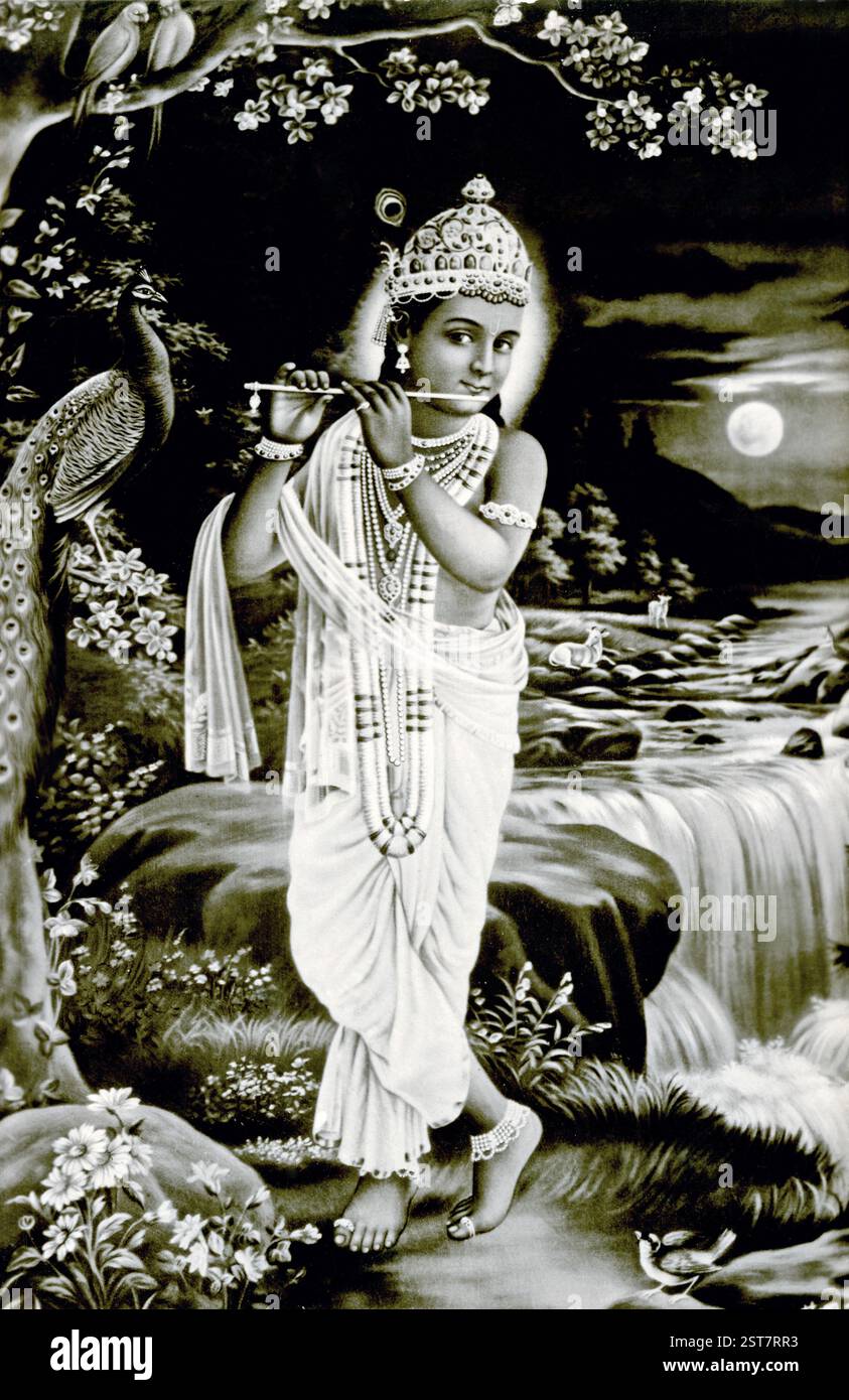 Krishna standing hi-res stock photography and images - Alamy