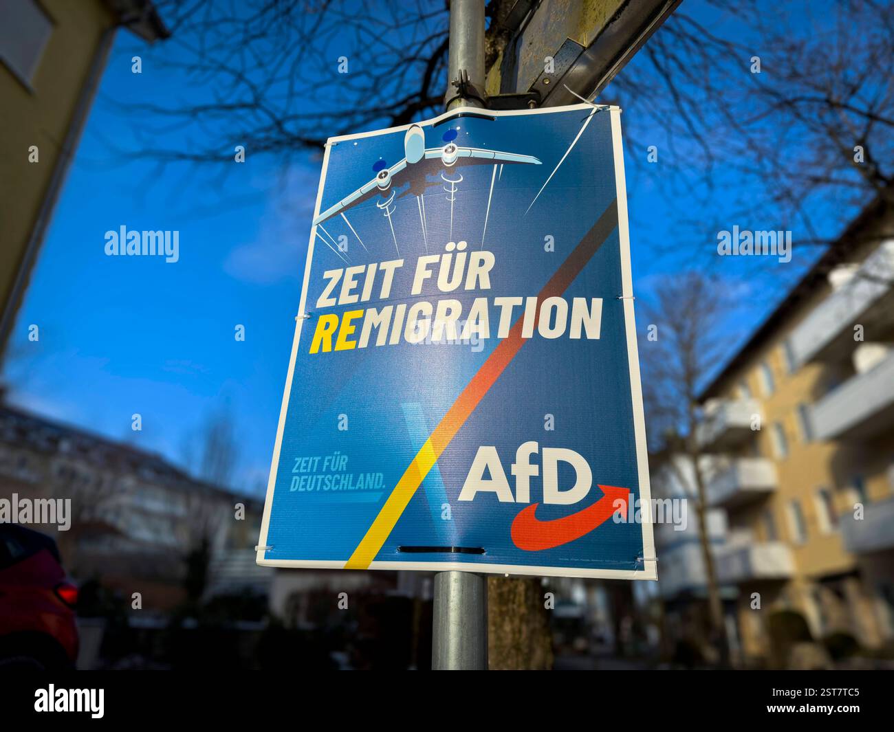 15.02.2025, Die Deutsche Bundestagswahl am 23.2.2025 wirft ihre ...