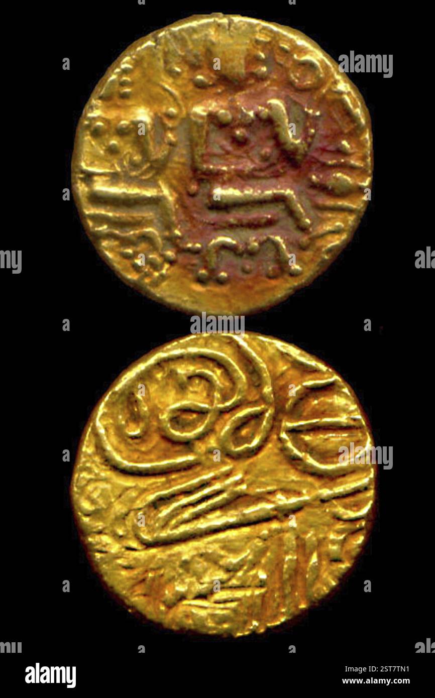 Gold coin, India, Asia Stock Photo - Alamy