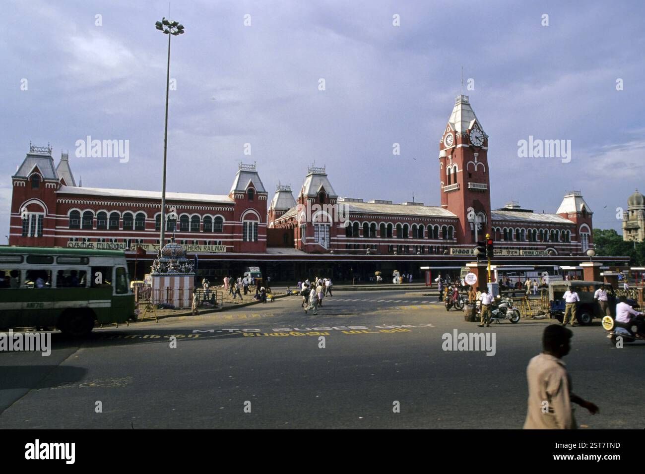Chennai central railway station, tamil nadu, India, Asia Stock Photo - Alamy