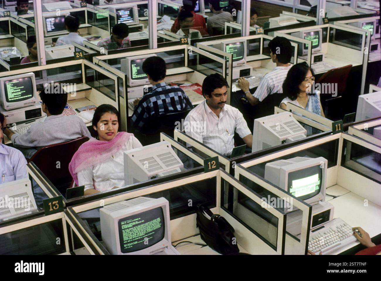 People working in office India, Asia Stock Photo - Alamy