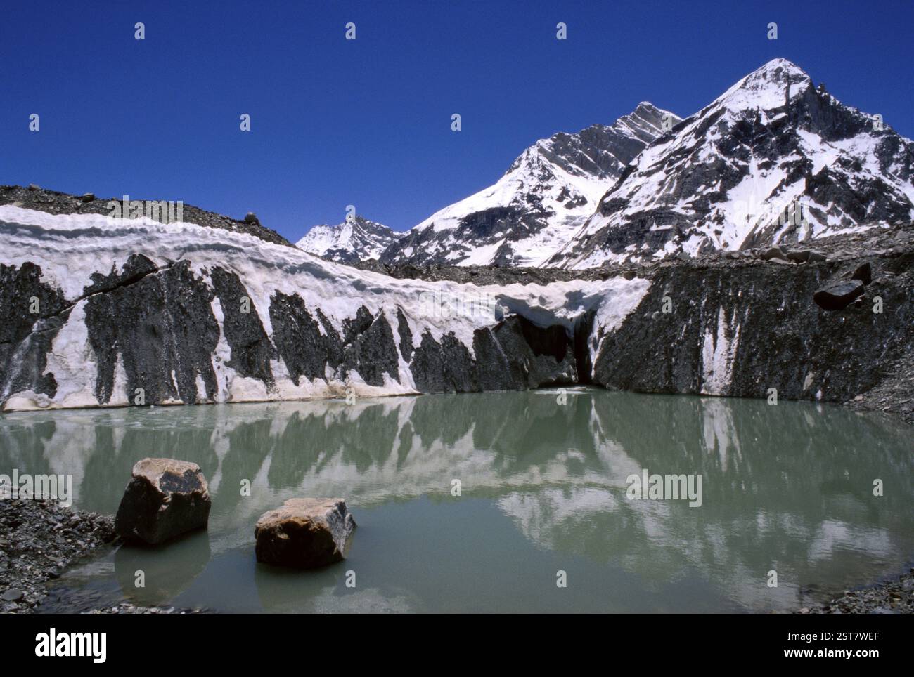 Glacial Pool, Himachal Pradesh, India, Asia Stock Photo - Alamy