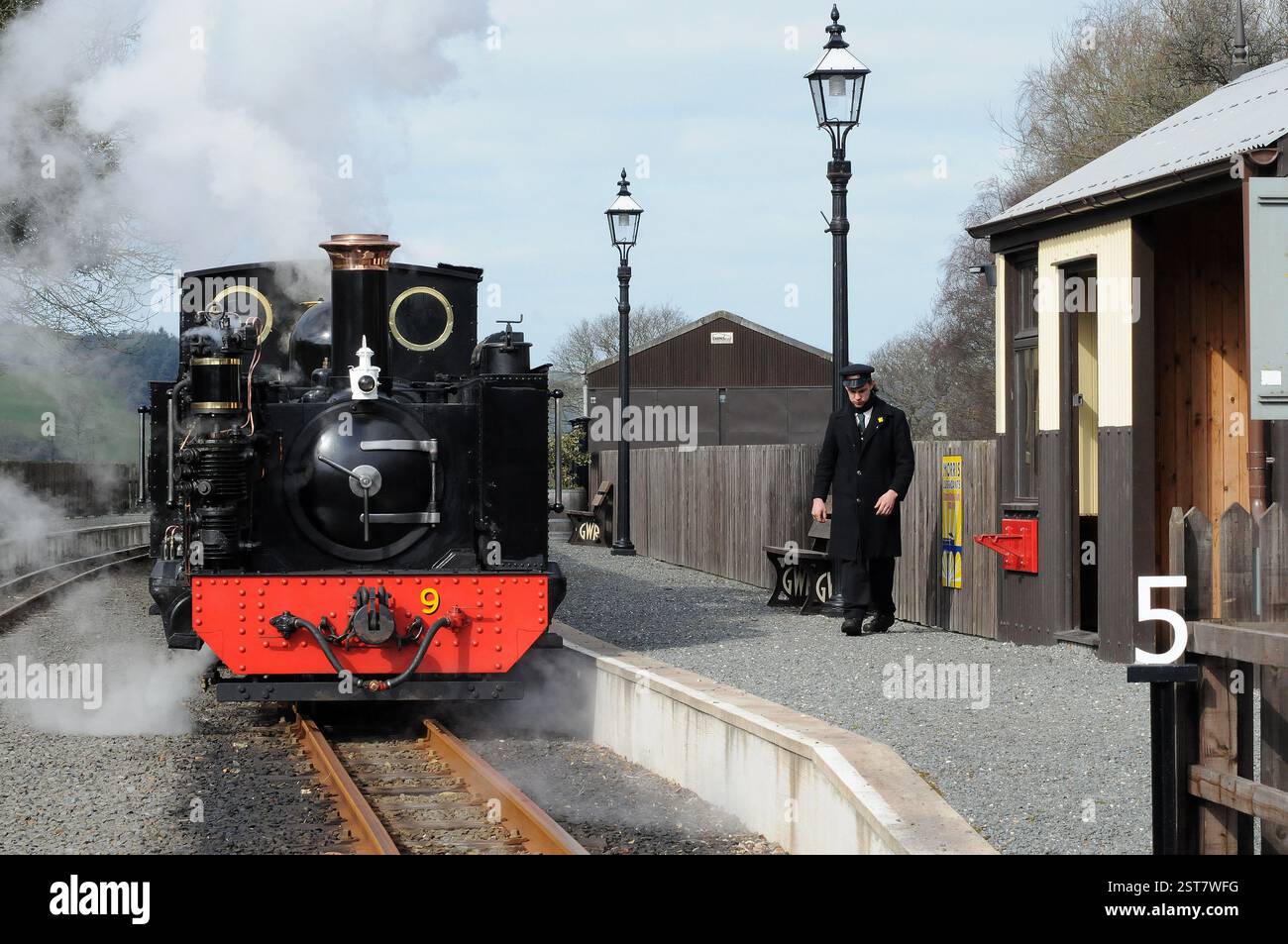 "Prince of Wales" at Capel Bangor Station Stock Photo - Alamy