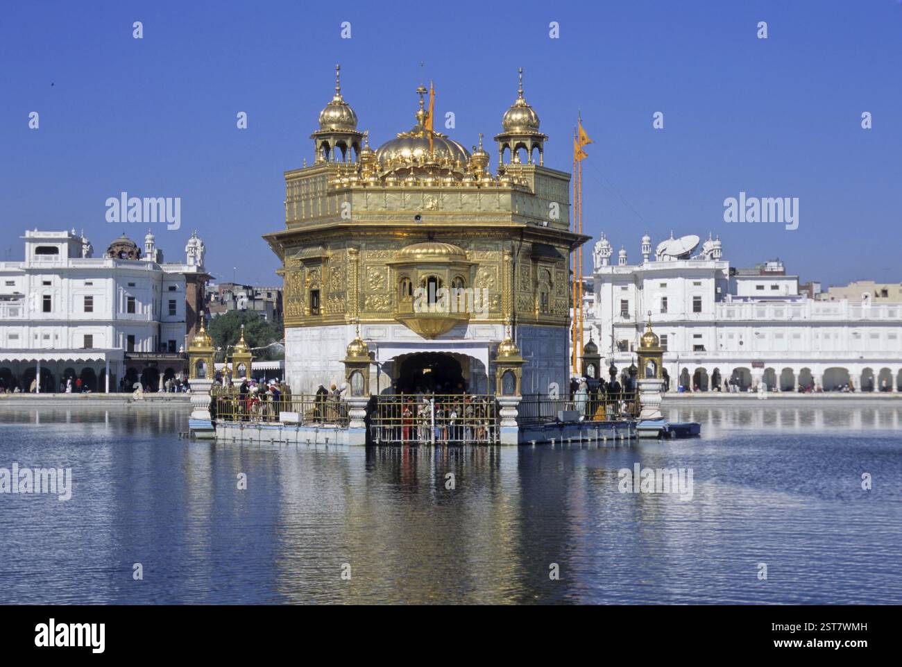 Golden temple holiest sikh shrine, Amritsar, Punjab, India, Asia Stock ...