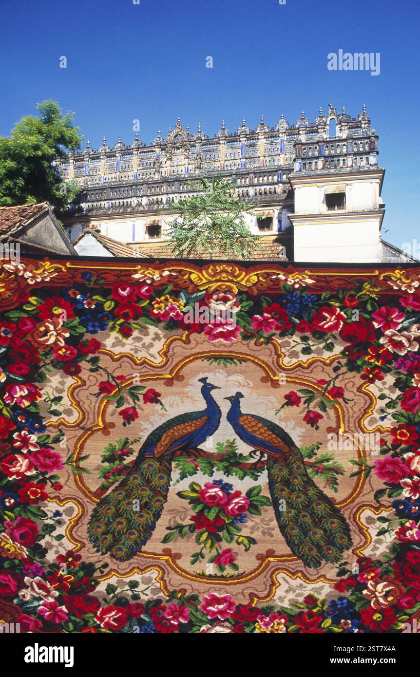 Colorful carpet, india Stock Photo - Alamy