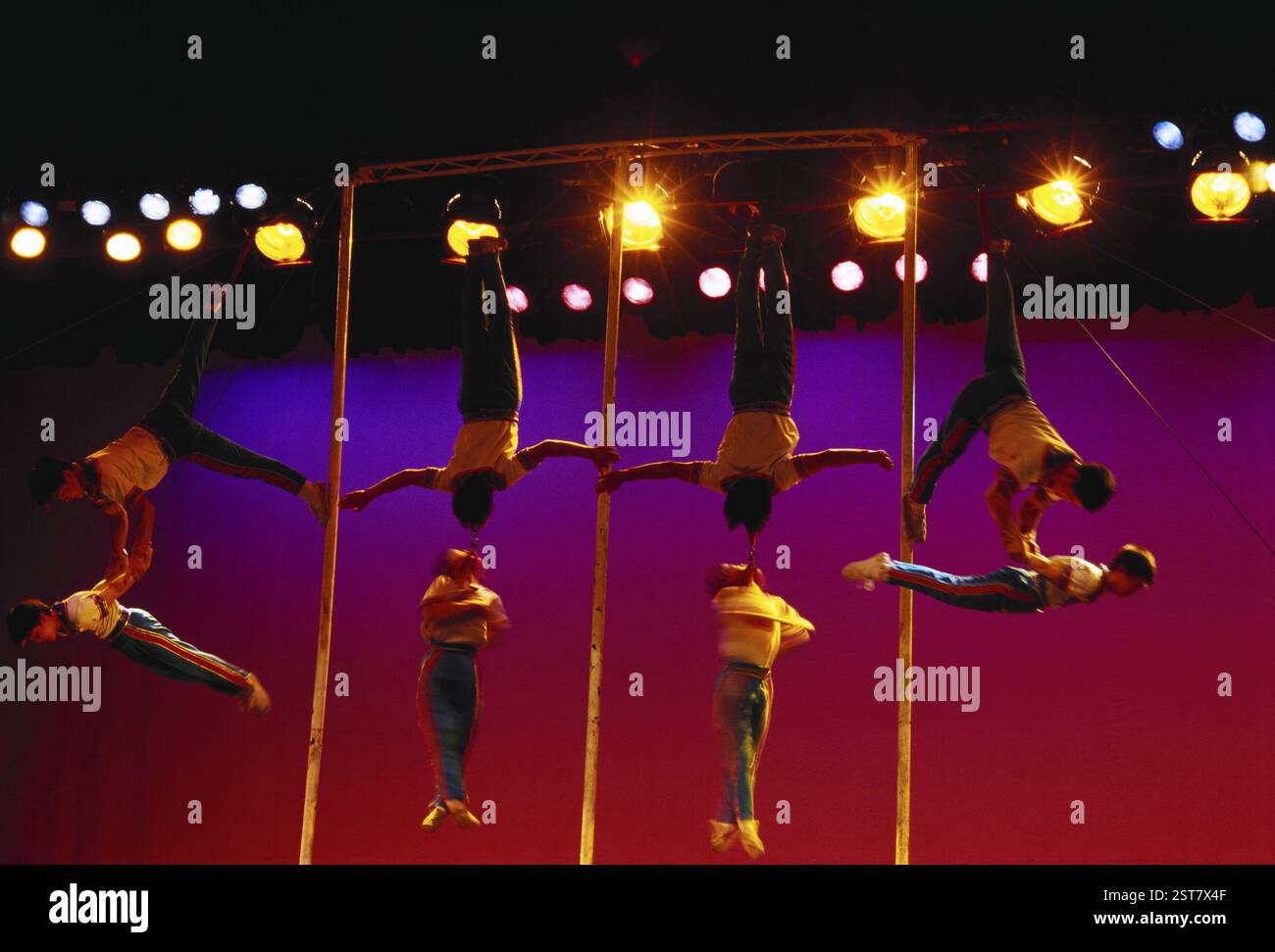 Artists showing acrobat, Beijing, China, Asia Stock Photo - Alamy