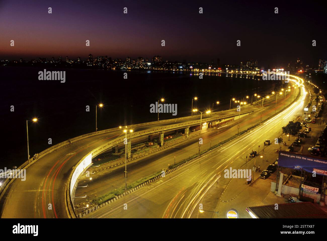 Flyover, marine drive, bombay mumbai, maharashtra, india Stock Photo - Alamy