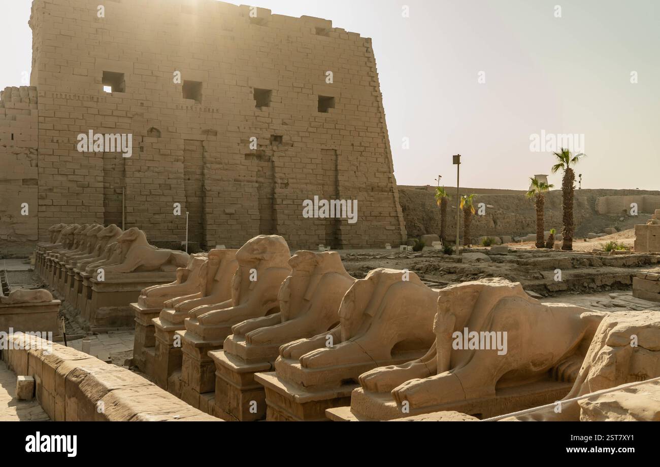 culture travvel Egypt ancient Egyptian temple complex Detail view of ...