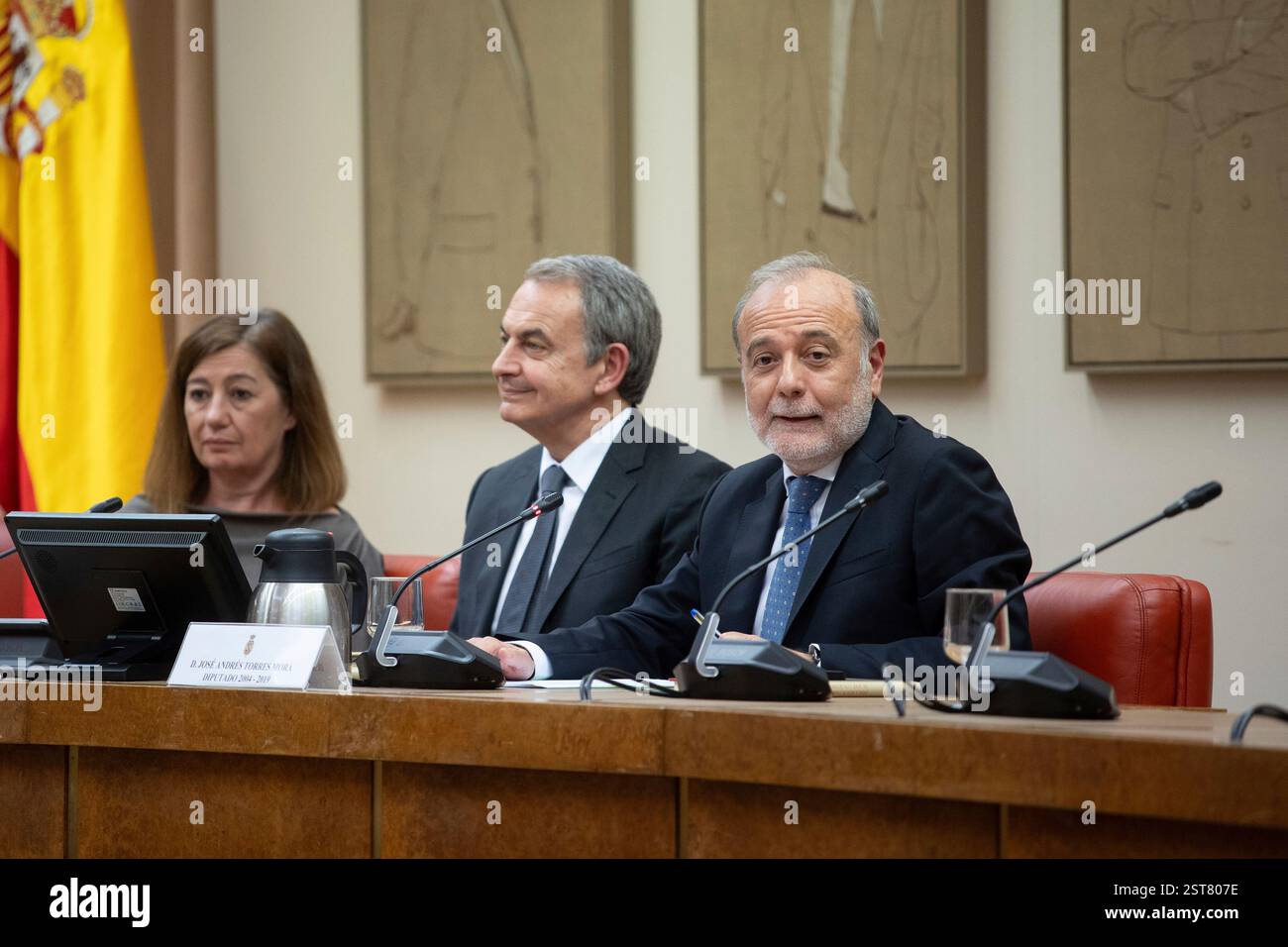 (L-R) The President of the Congress, Francina Armengol 17 FEBRUARY 2025 ...