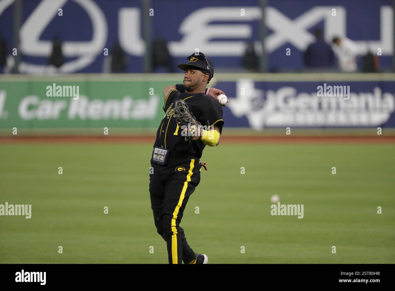 Grambling State outfielder Martavius Thomas during an NCAA baseball ...