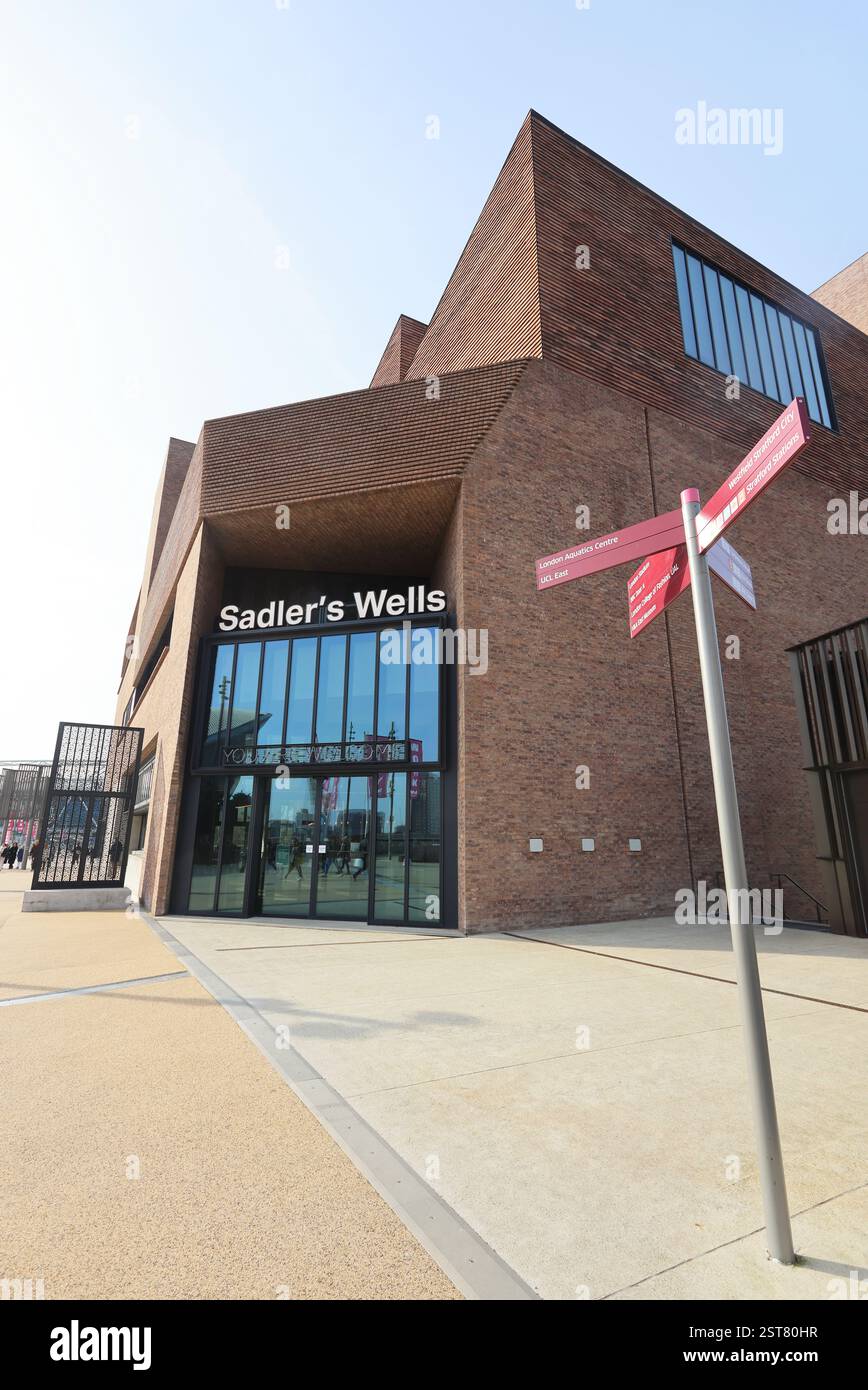 Brand new theatre for dance, Sadler's Wells East, now open, as part of ...
