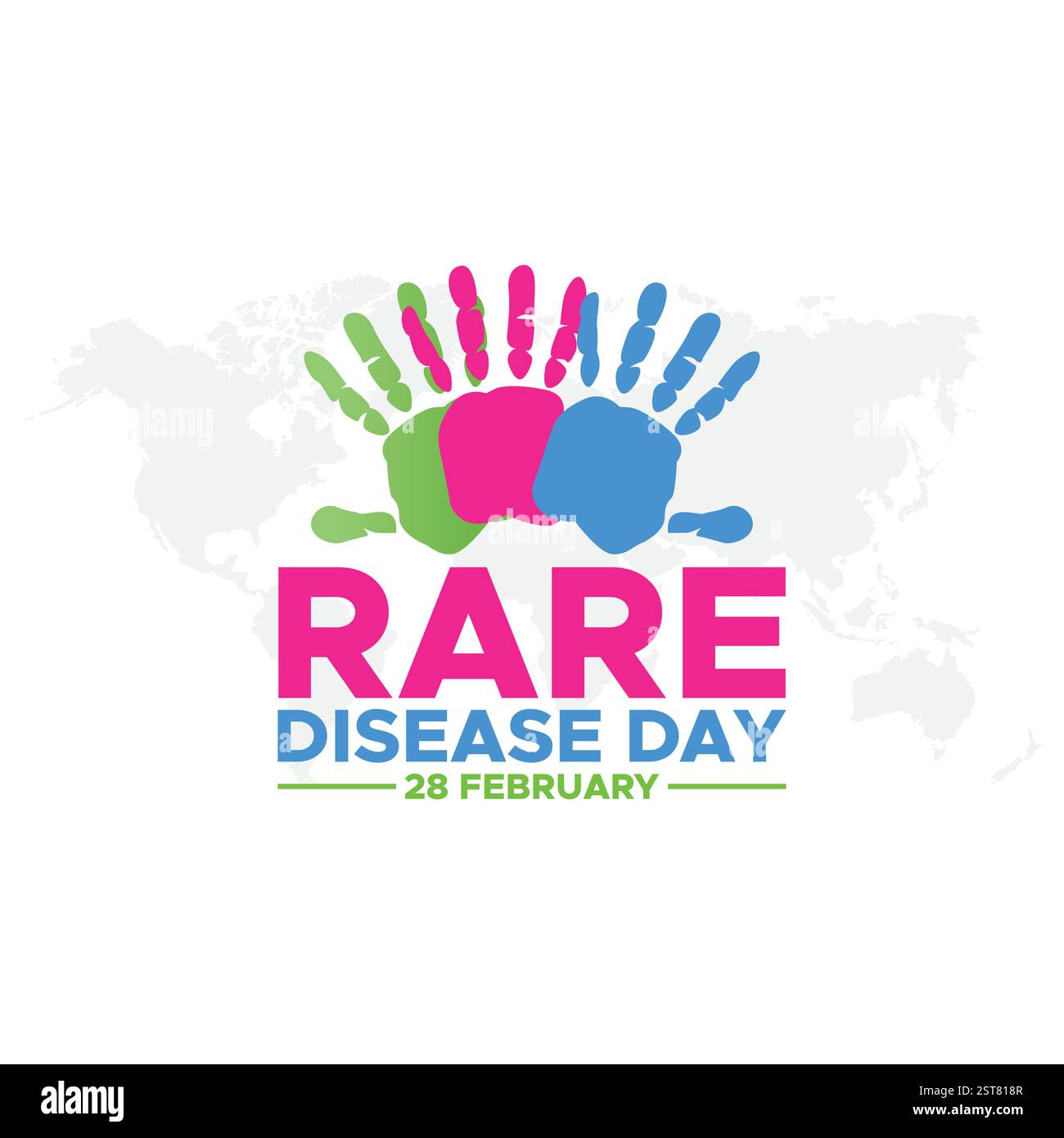 Rare Disease Day. background, banner, card, poster, template. Vector ...