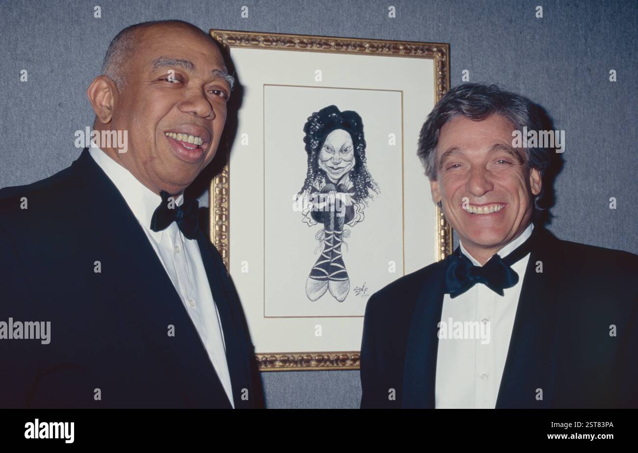 Geoffrey Holder and Maury Povich attend the 9th Annual Film Award ...