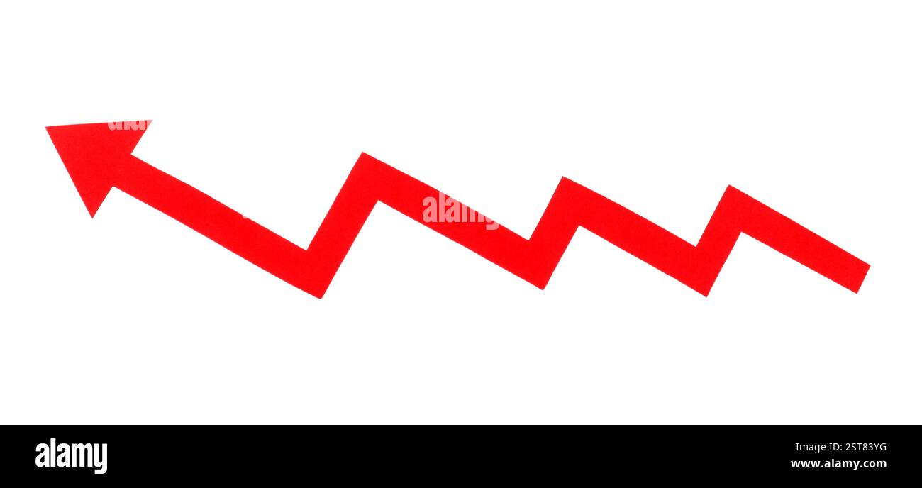 Red arrow detail Cut Out Stock Images & Pictures - Alamy