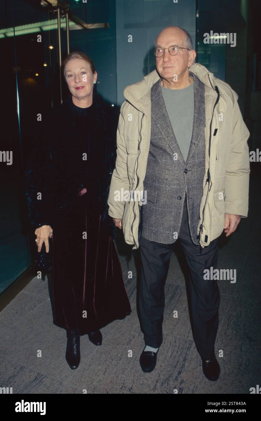 Jane Alexander and husband Edwin Sherin attend the opening night of ...