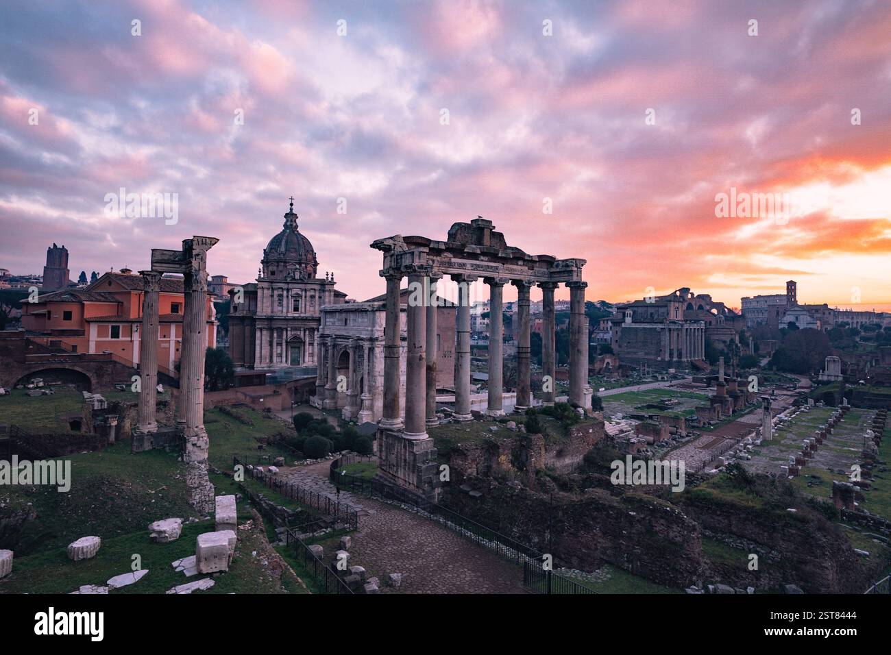 Roman forum in Rome, italy Stock Photo - Alamy