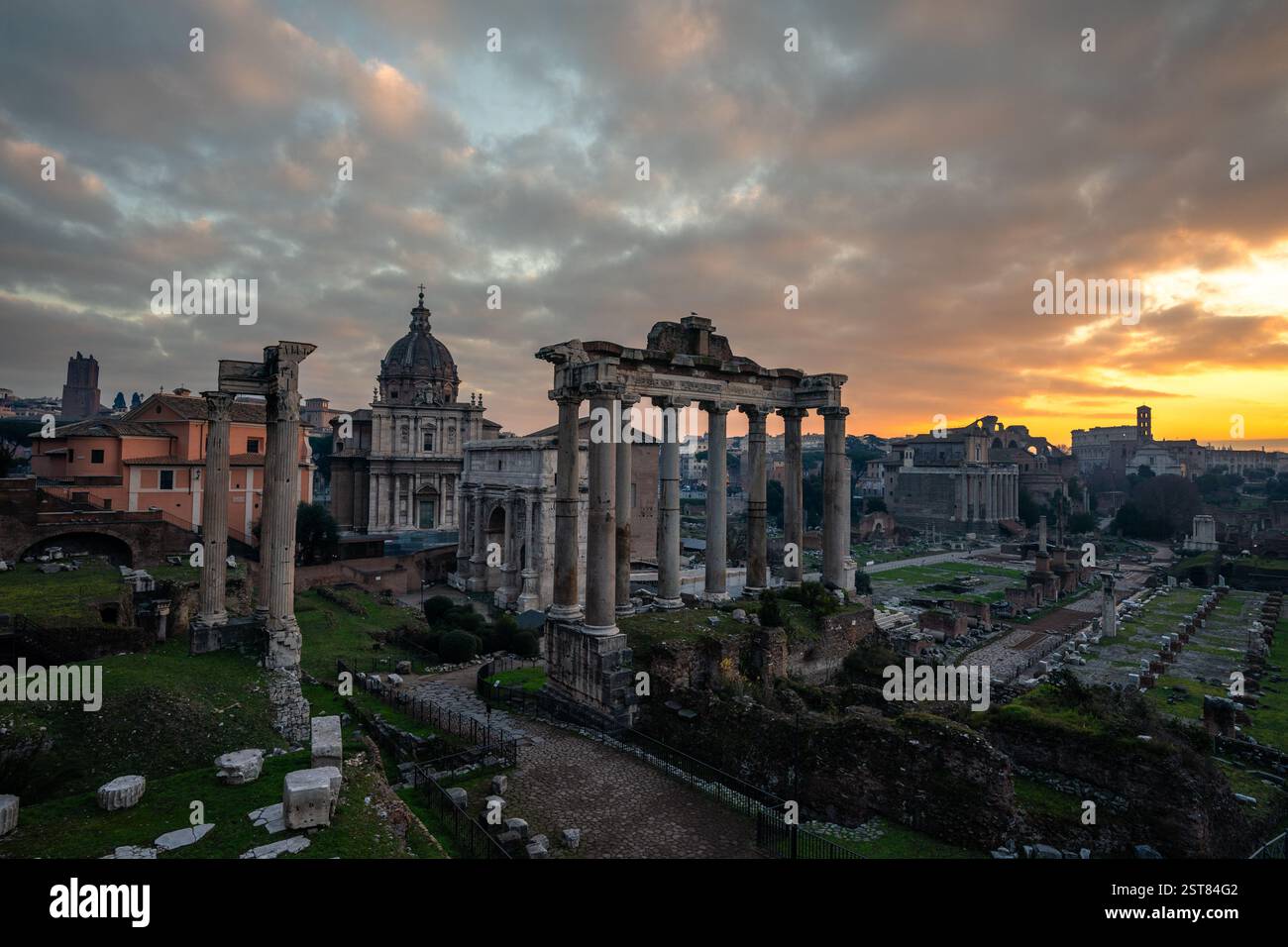 Roman forum in Rome, italy Stock Photo - Alamy