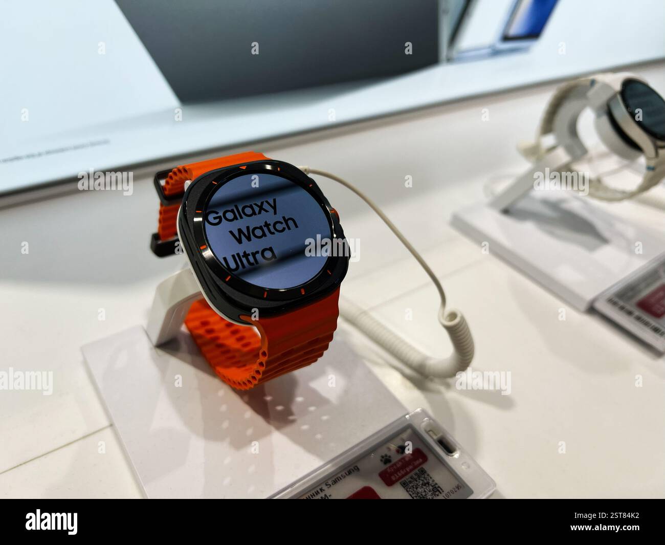Lviv, Ukraine - February 16, 2025: Samsung Galaxy Watch Ultra ...