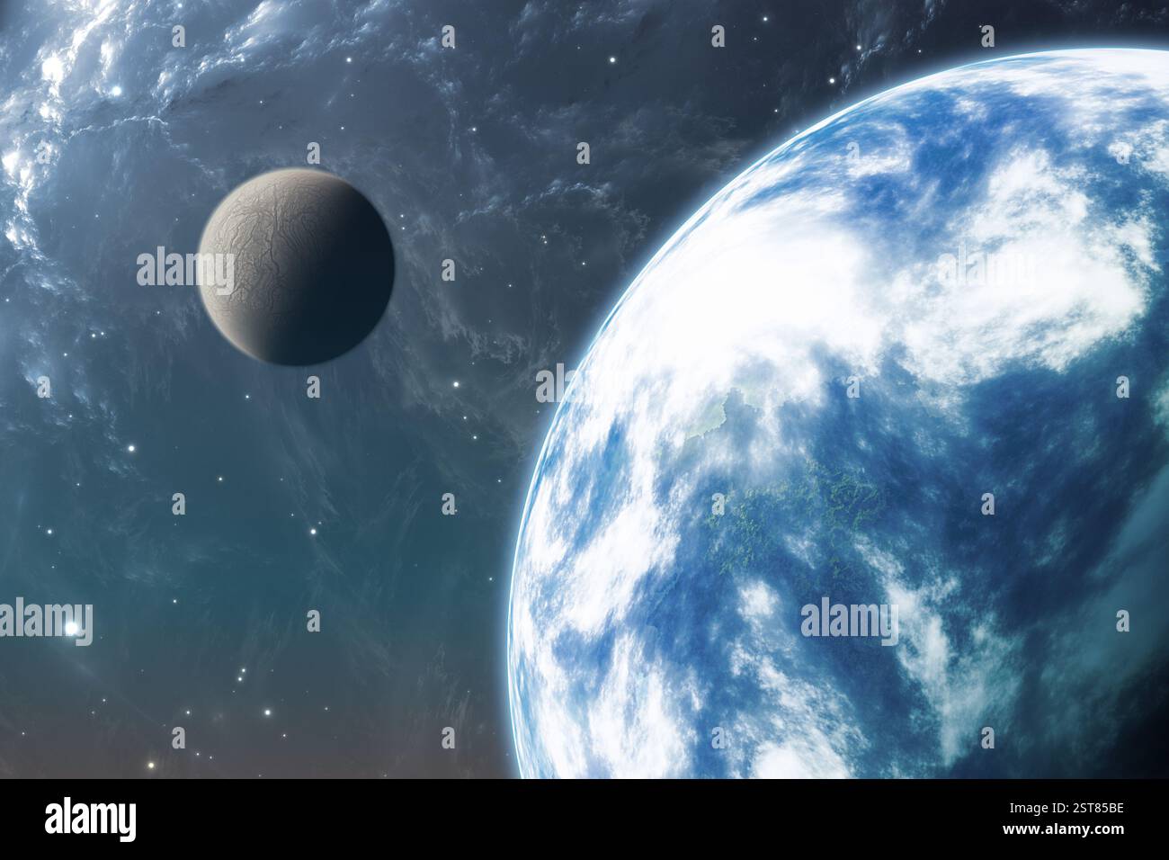 Earth like extrasolar planet hi-res stock photography and images - Alamy
