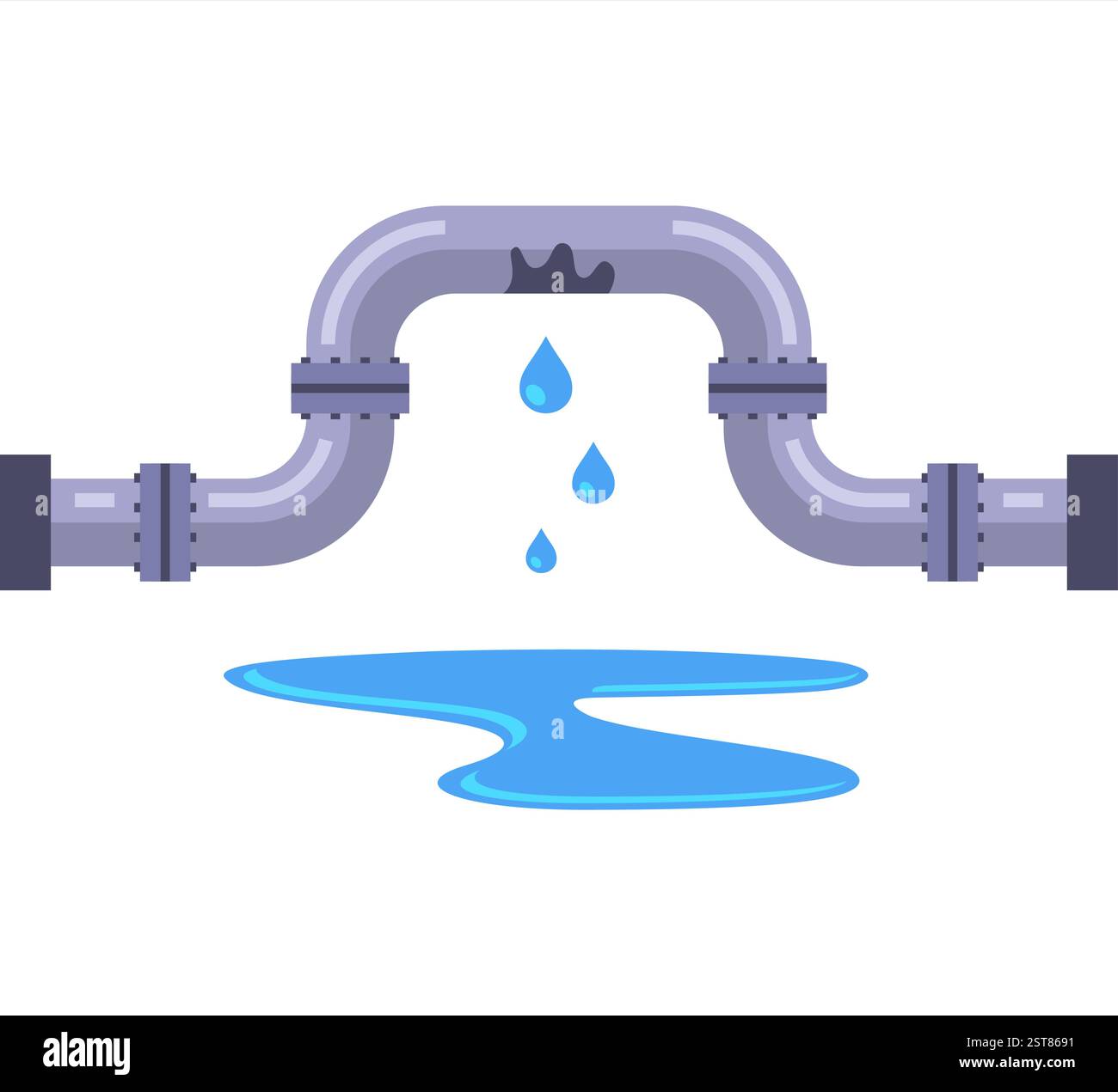 Repair broken water pipes from hi-res stock photography and images - Alamy