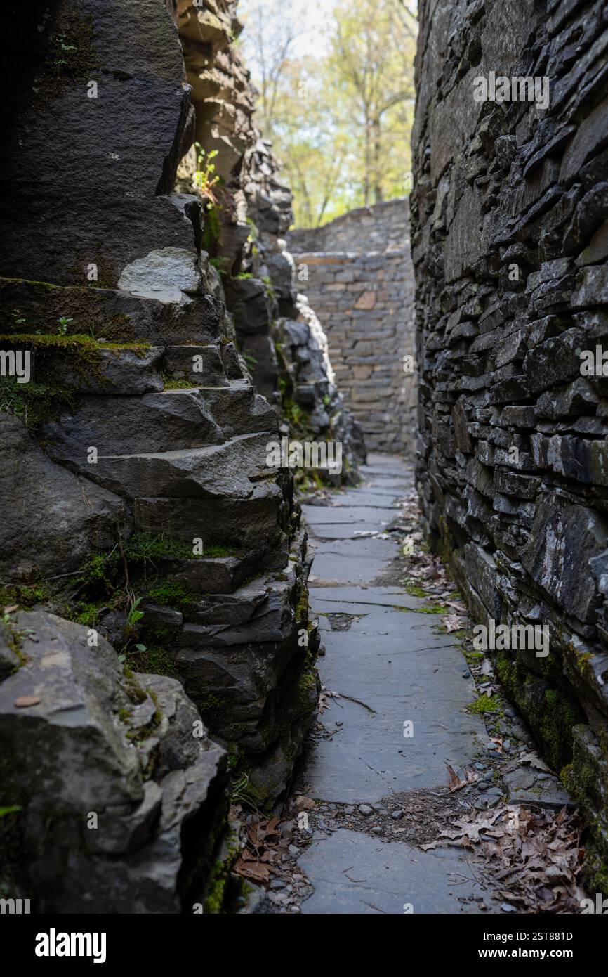 Opus 40 is a large environmental sculpture on the U.S. National ...