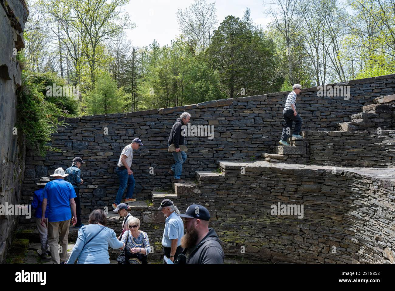 Opus 40 is a large environmental sculpture on the U.S. National ...