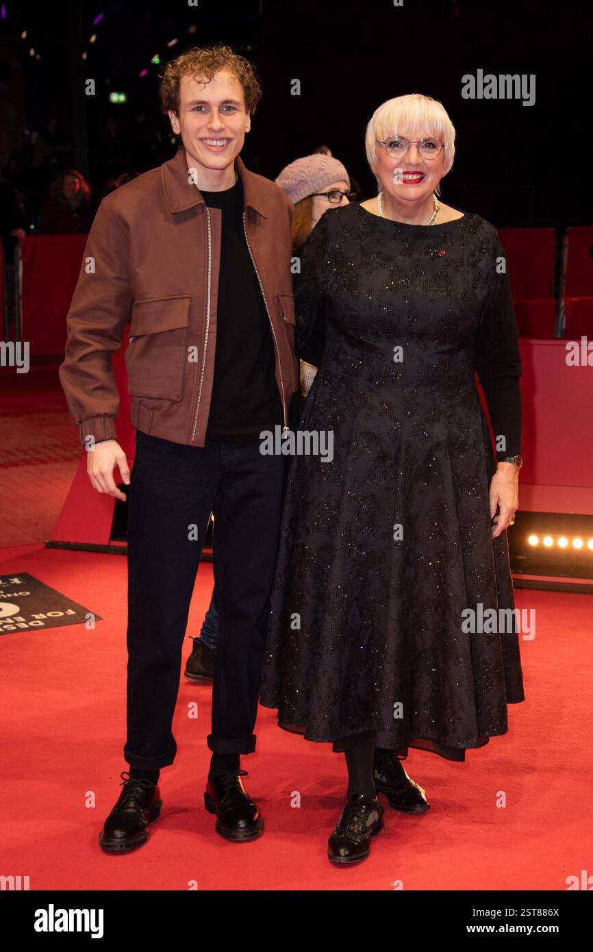 Berlin, Germany. 17th Feb, 2025. Jakob Blasel and Claudia Roth ...