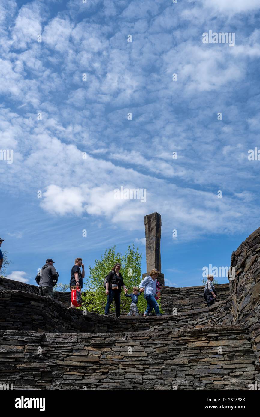 Opus 40 is a large environmental sculpture on the U.S. National ...