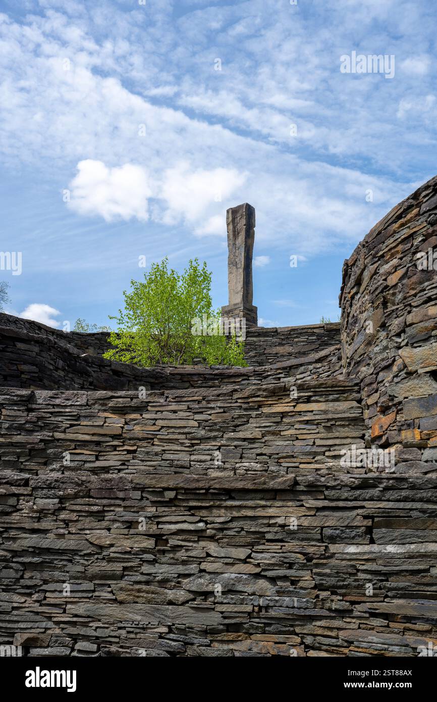 Opus 40 is a large environmental sculpture on the U.S. National ...