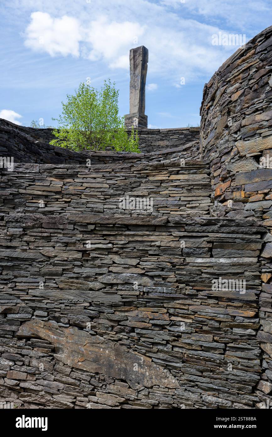 Opus 40 is a large environmental sculpture on the U.S. National ...