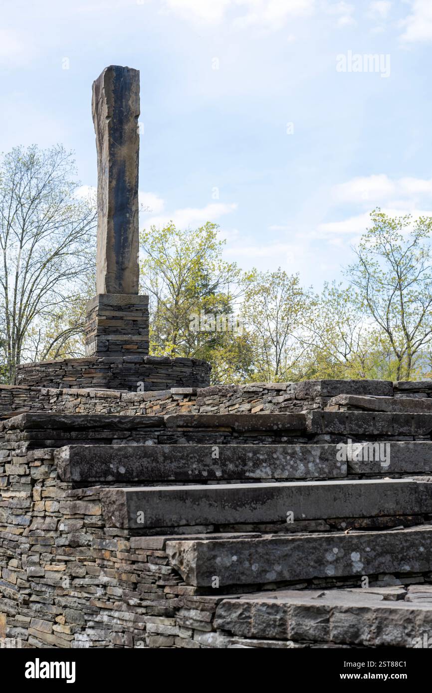 Opus 40 is a large environmental sculpture on the U.S. National ...