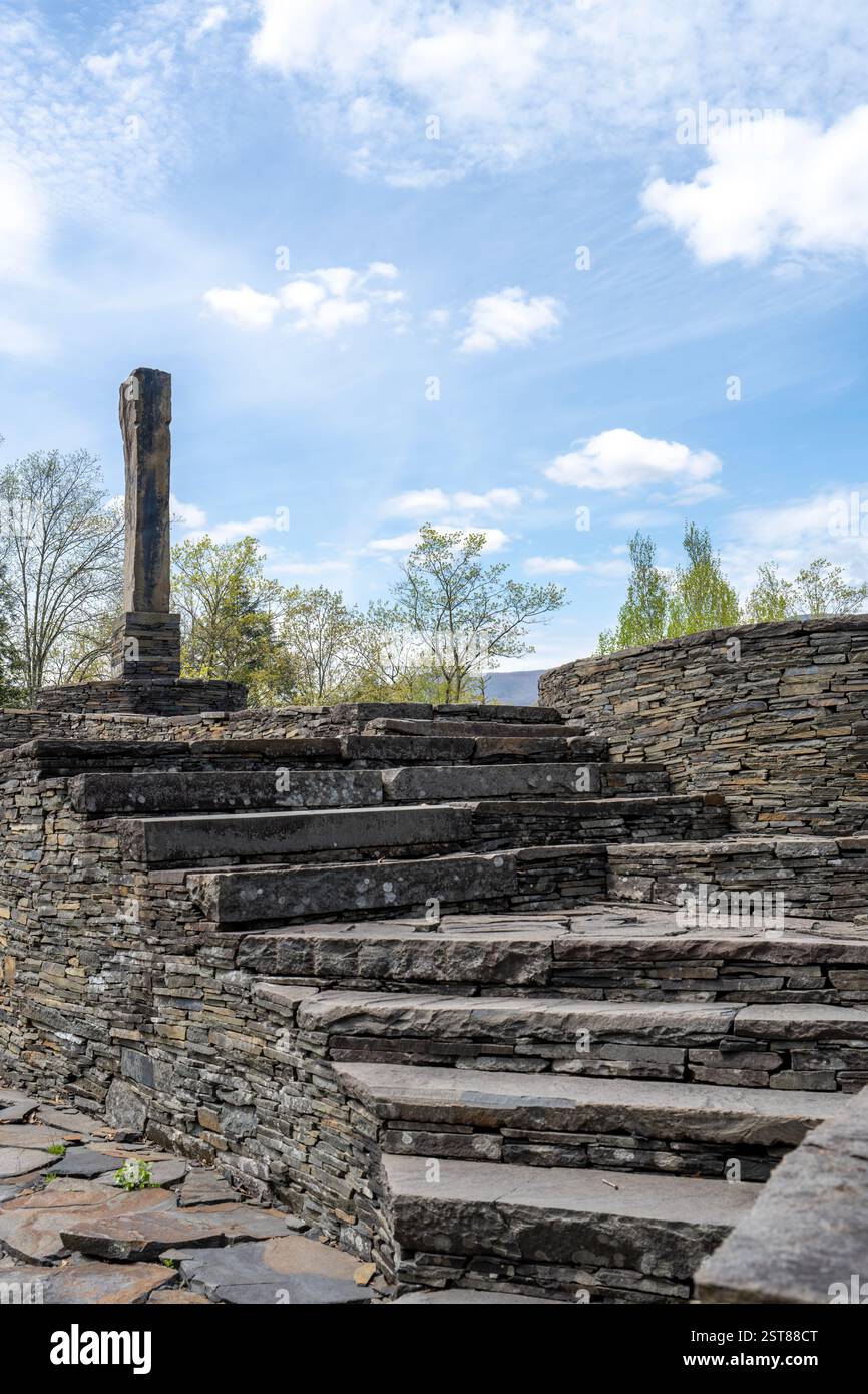 Opus 40 is a large environmental sculpture on the U.S. National ...